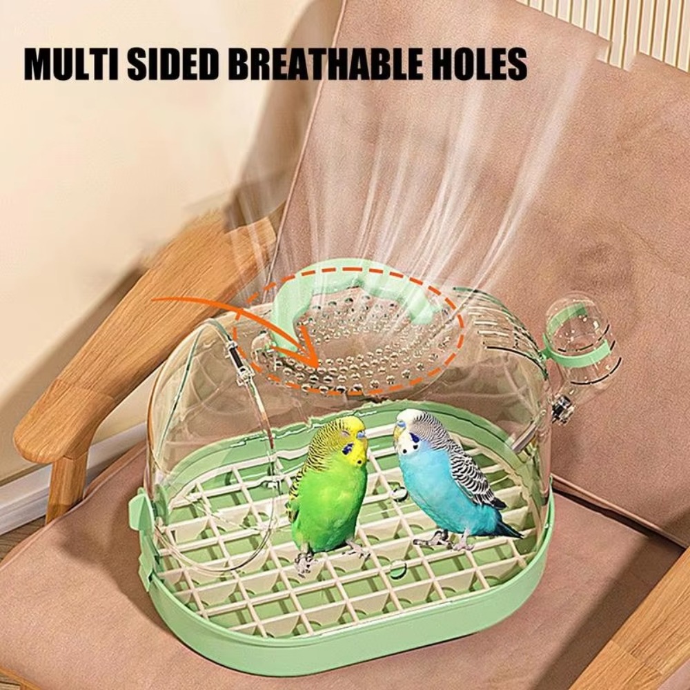Lightweight Portable Bird Transport Cage Breathable Safe Lock Bird ...