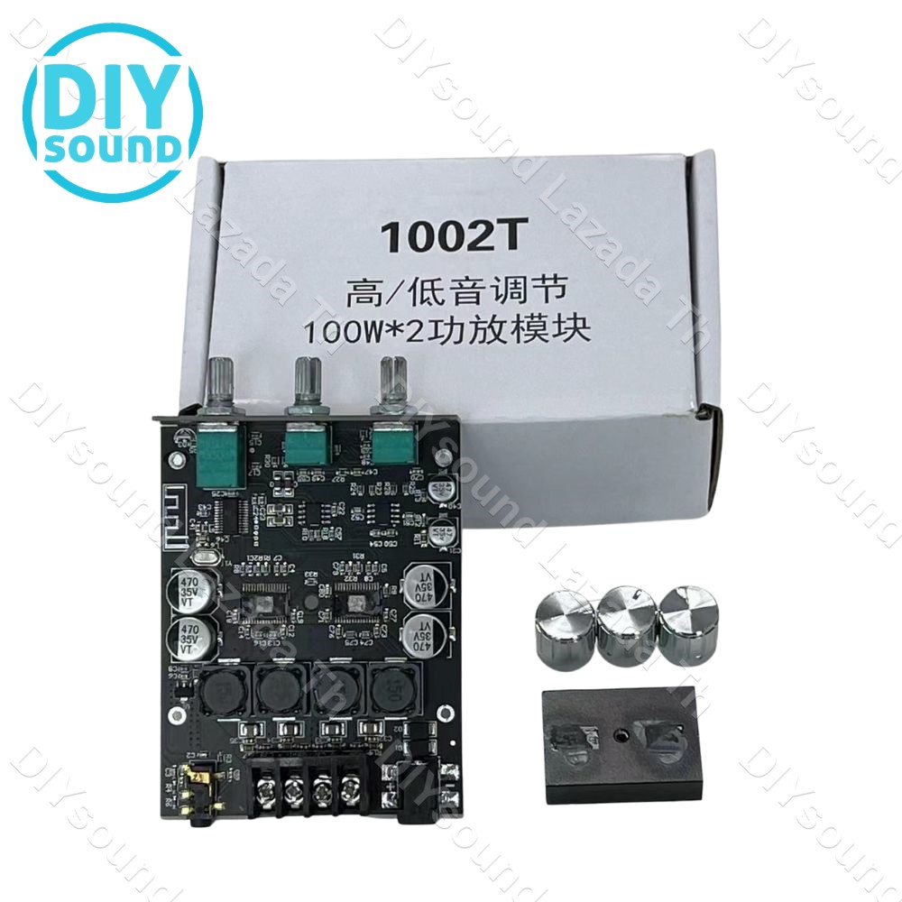 DIYsound แอมป์จิ๋วbluetooth ZK 1002T 2100W บลูทูธเสียงแหลมและเบสซับ ...