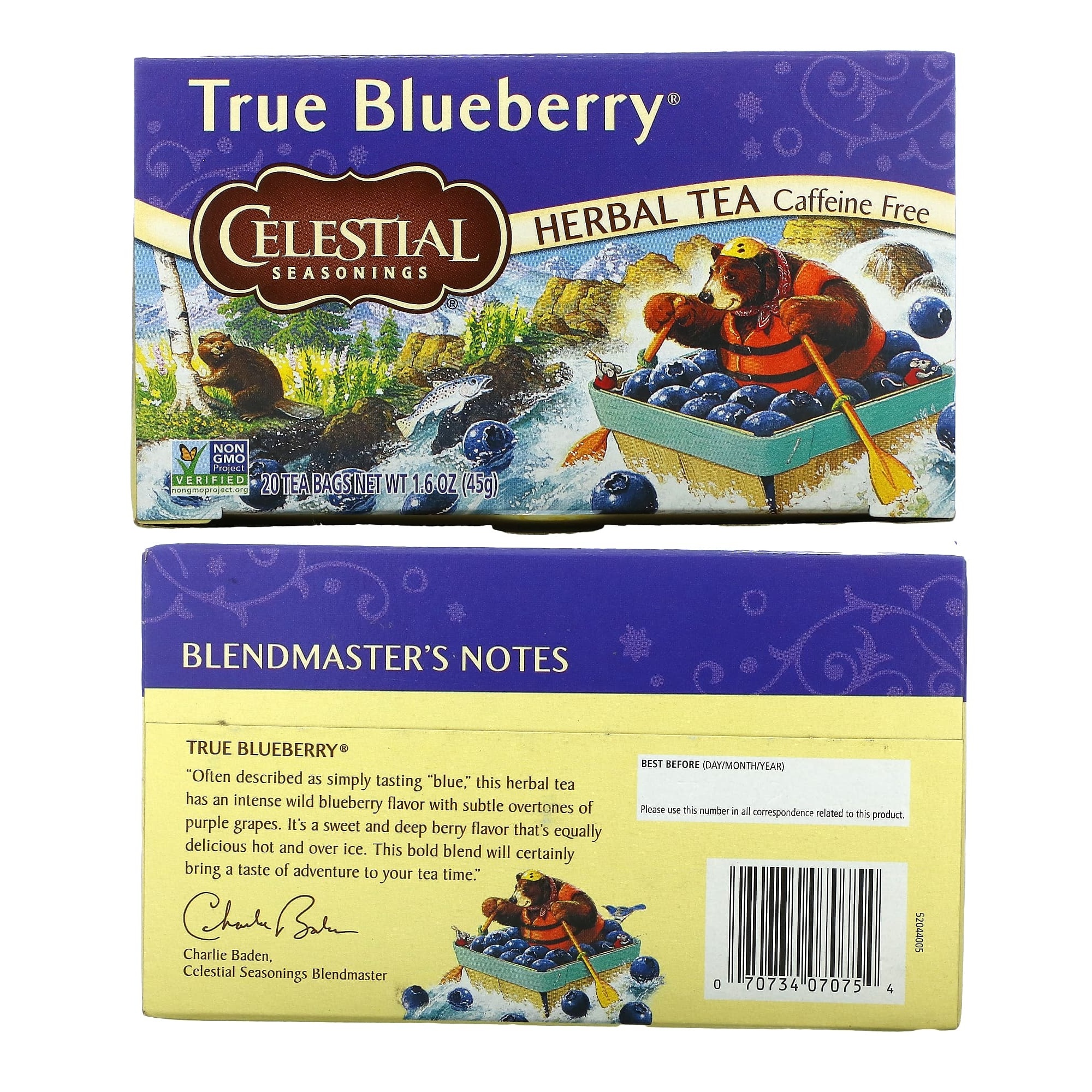 [PRE-ORDER] HERBAL TEA TRUE BLUEBERRY CAF FREE 20 TEA BAGS 45G BY CELESTIAL SEASONINGS – SWEET ...