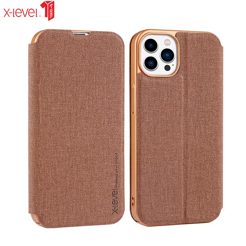 X-Level เคสหนังหรูหราสำหรับ Apple iPhone 13 12 Mini 11 Pro X XS XR XS ...