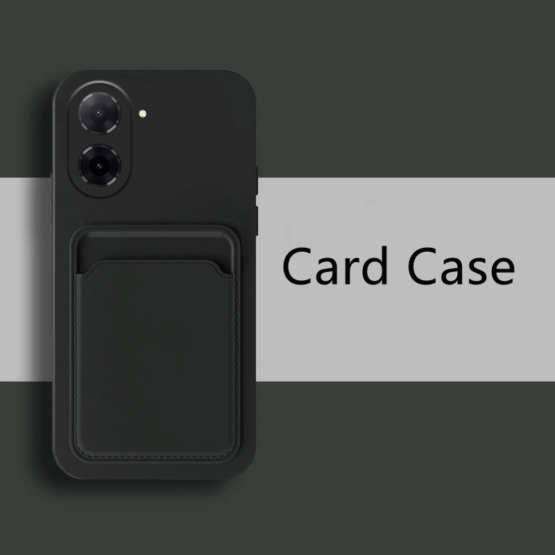 For Redmi A5 Case Soft Card Holder Slot Silicone Wallet For Xiaomi ...