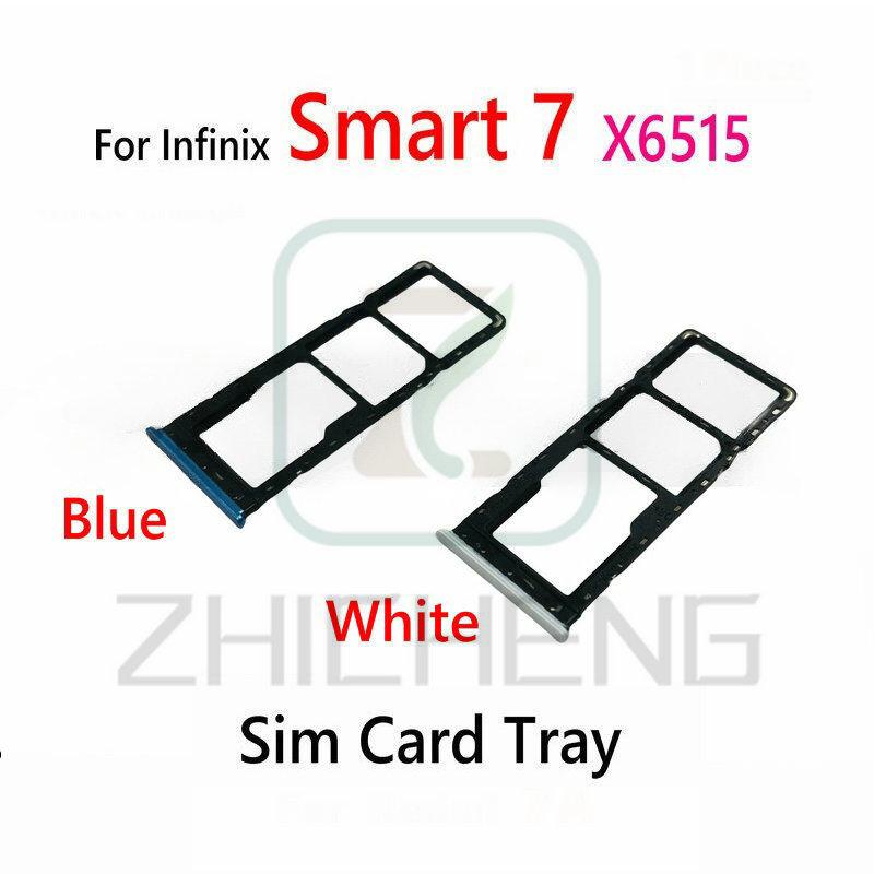 Sim Card Tray holder Replacement For Infinix Smart 7 X6515 | Daraz.pk