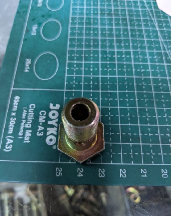 baut solar banjo lubang diameter drat 14mm m14 pitch 1.25 kunci kepala ...