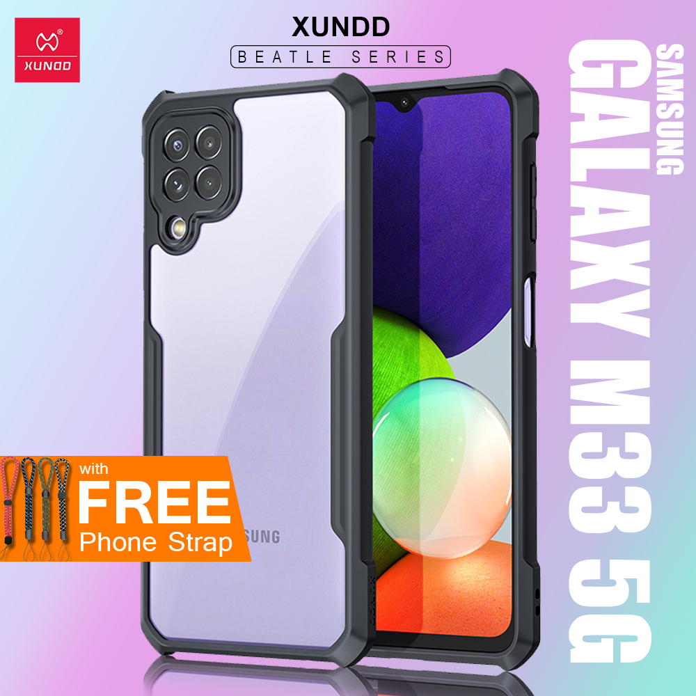 Xundd [ORIGINAL] Beatle Clear Hybrid Shock Proof Armor Case for Samsung Galaxy M33 5G | Lazada PH