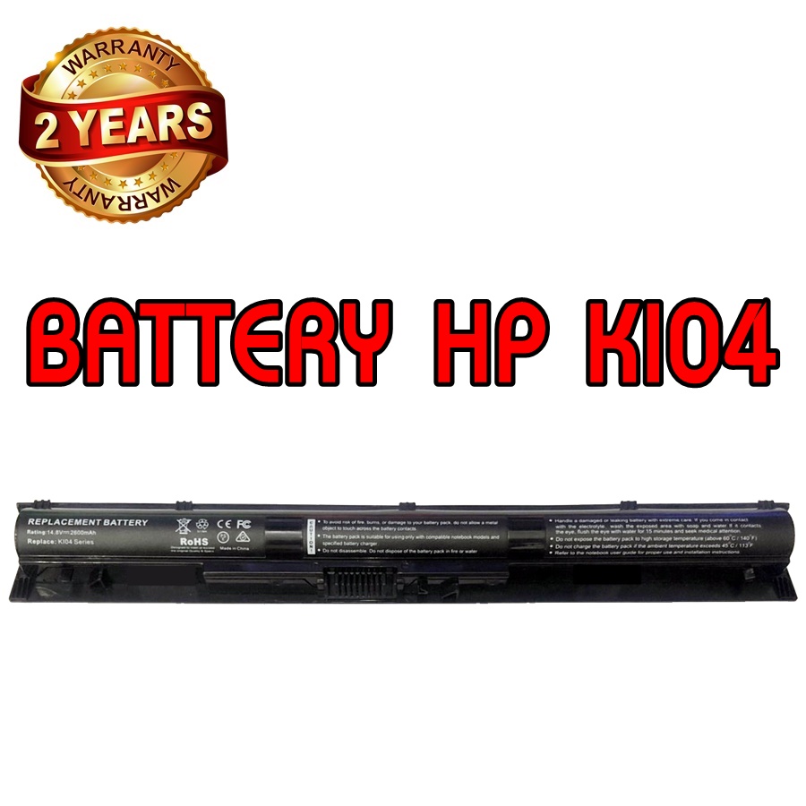 รับประกัน 2 ปี BATTERY HP KI04 แบตเตอรี่ เอชพี Pavilion 14 15 17 Series ...