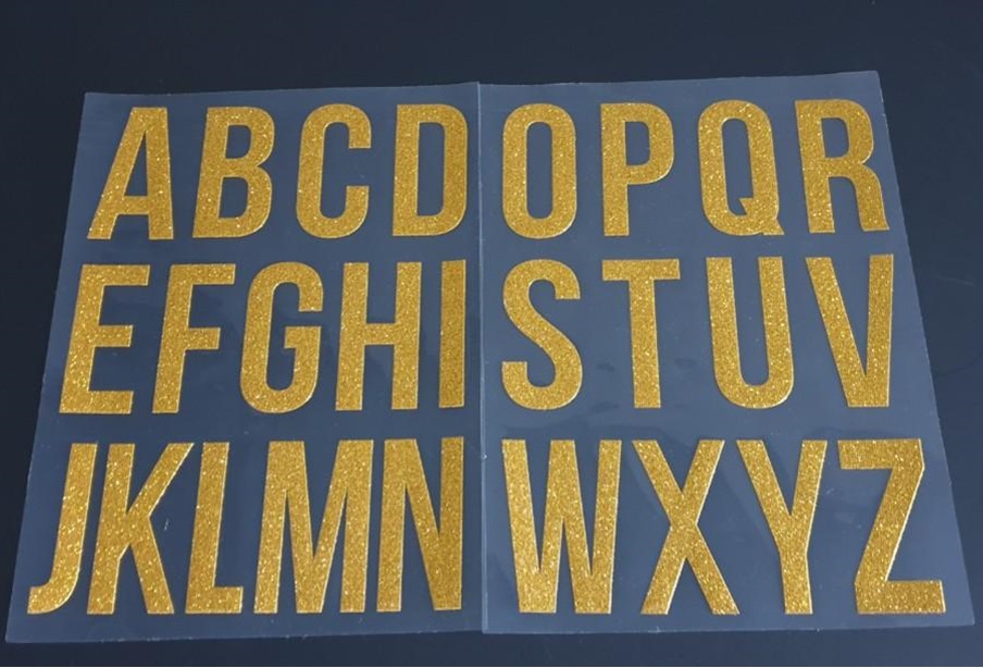 [STK 04] Glitter Sticker | Shimmery Sticker | Alphabet A to Z Sticker ...