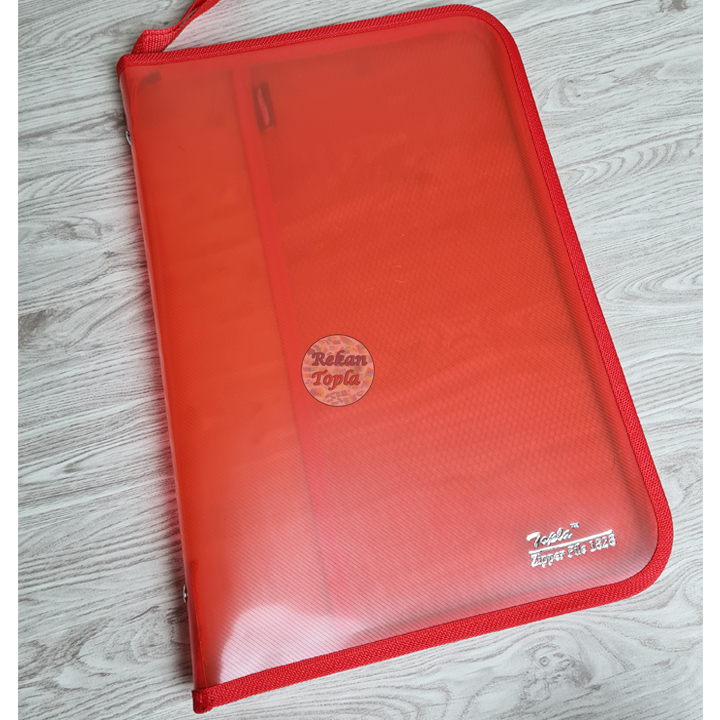 Map Zipper Berwarna / Map Plastik reseleting / Map Reseleting Folio ...