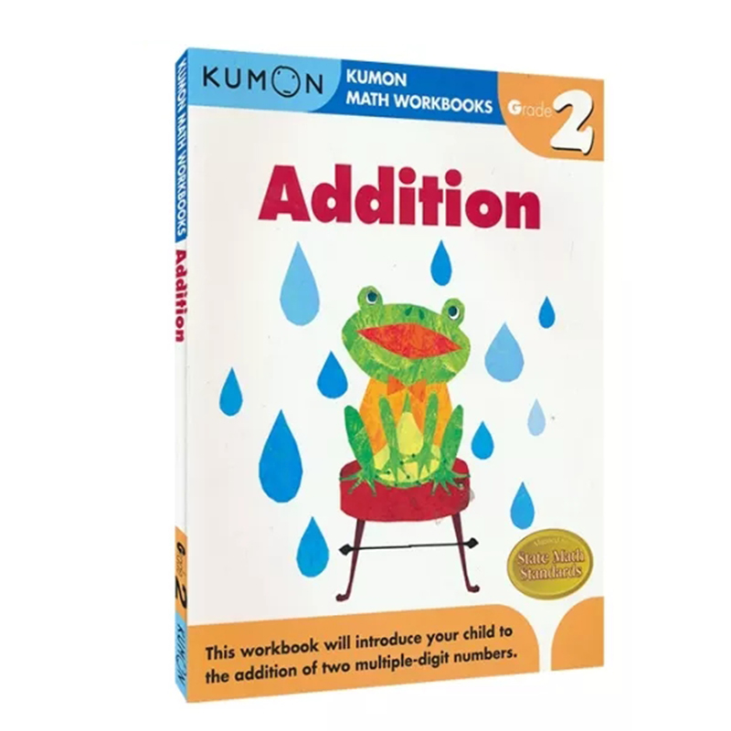 สมุดงานคณิตศาสตร์ Kumon Addition Grade 2 H001 | Lazada.co.th