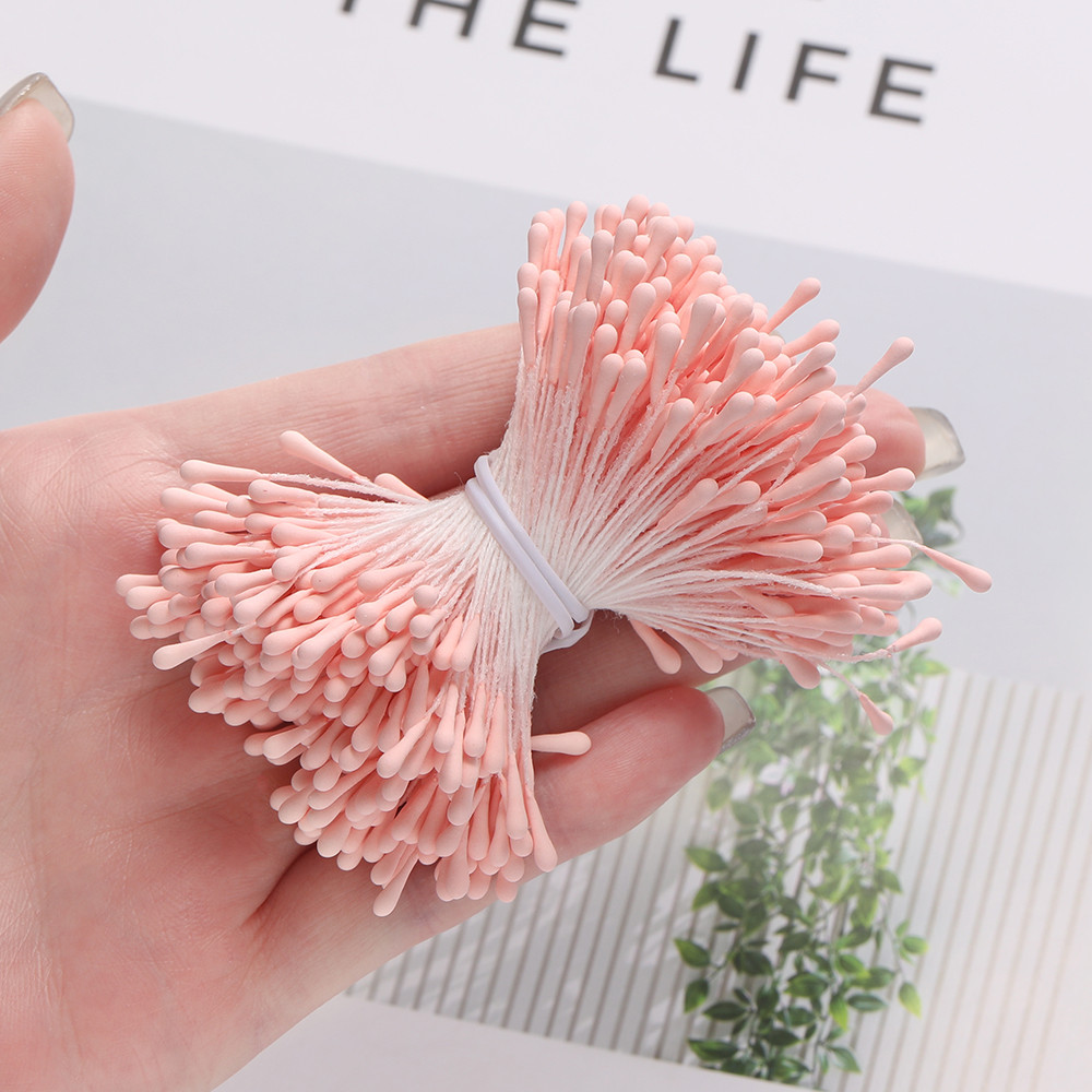St. kunkka 150pcs/pack 2 * 60mm Double-headed Stamens Artificial Flower ...