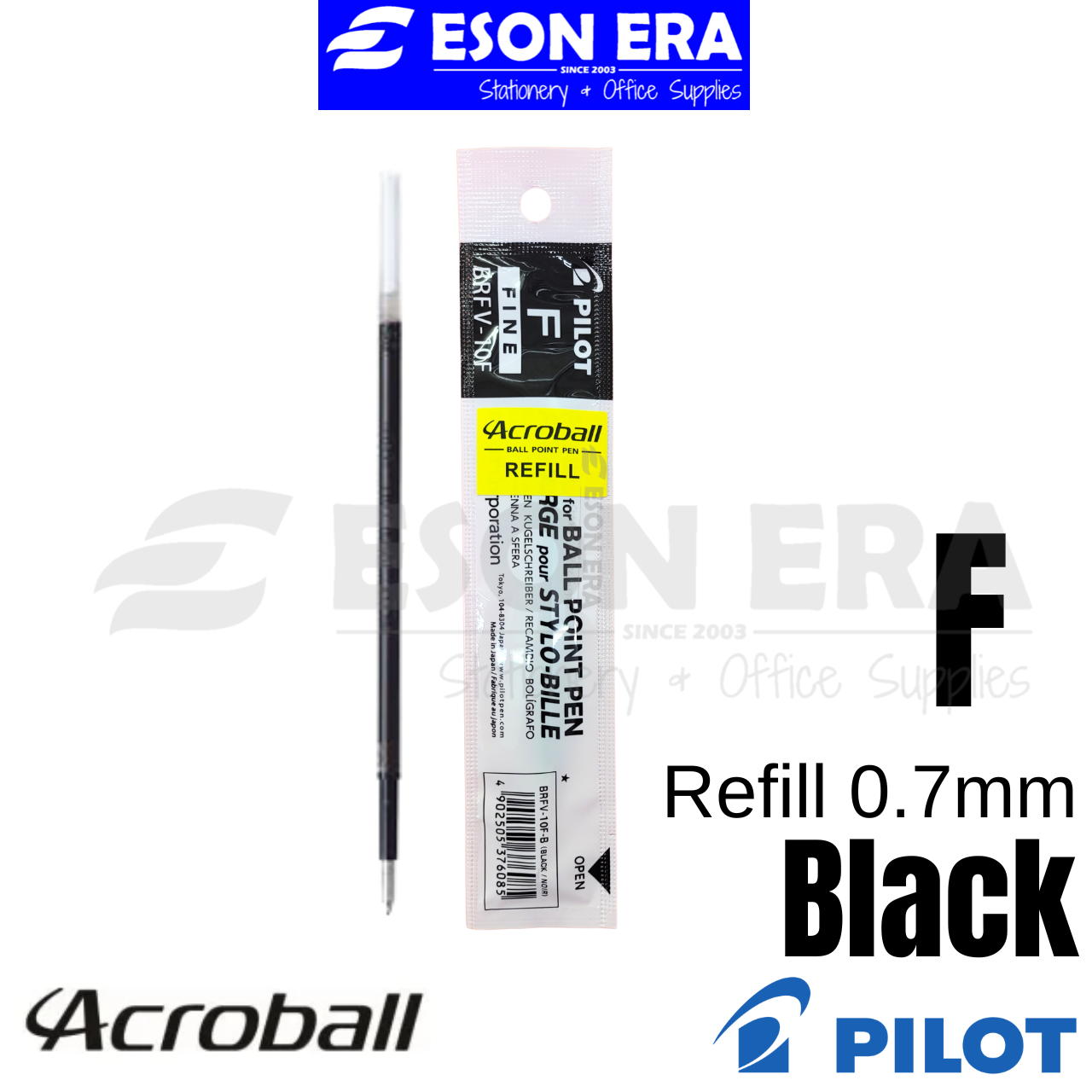 Pilot Acroball Ball Retractable Refillable Ballpoint Pen EF F M Refill ...
