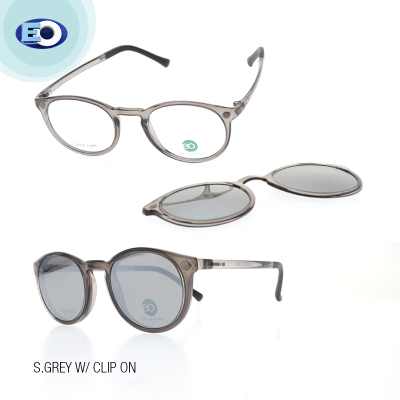 Eo Eyewear Clip On Wagon Frame With Free Multicoated Lens Non Graded Eyeglasses For Men And