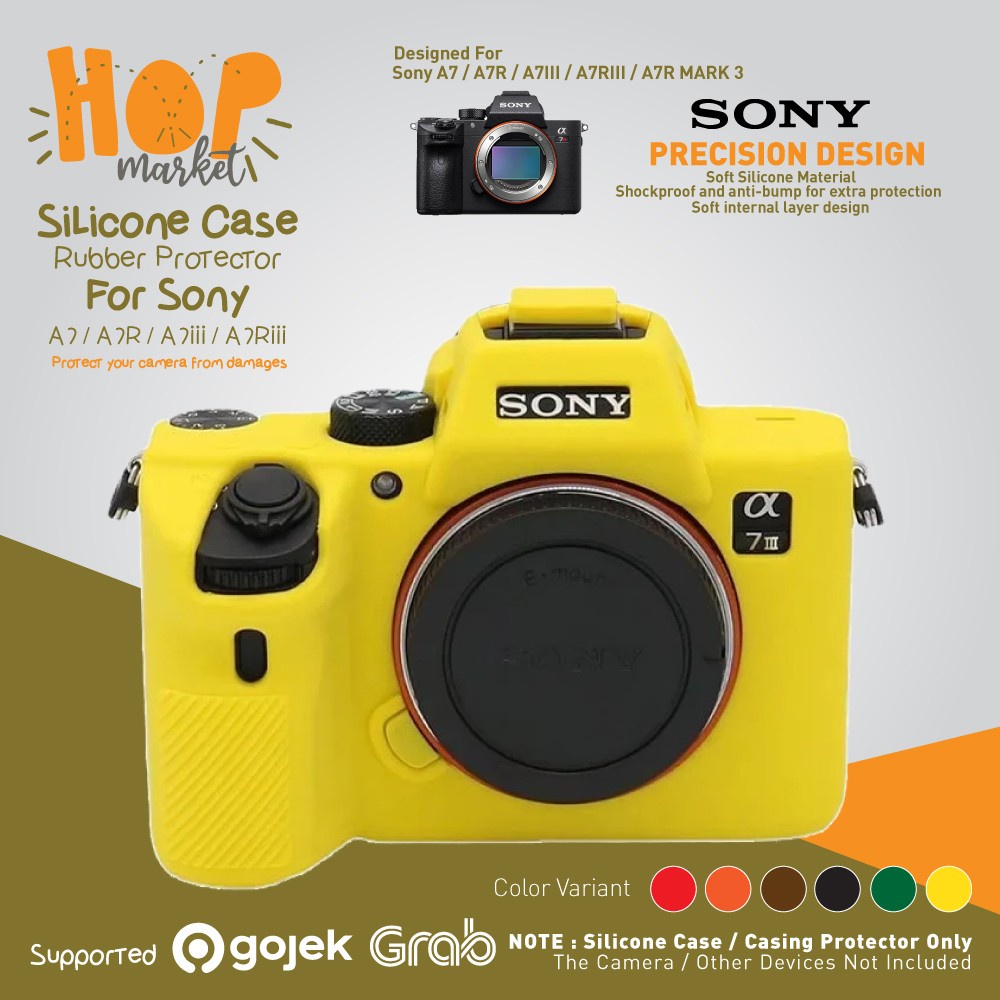 Silicone Case for Sony A7iii A7Riii (A7 A7R III MARK 3 Sarung Silicon ...