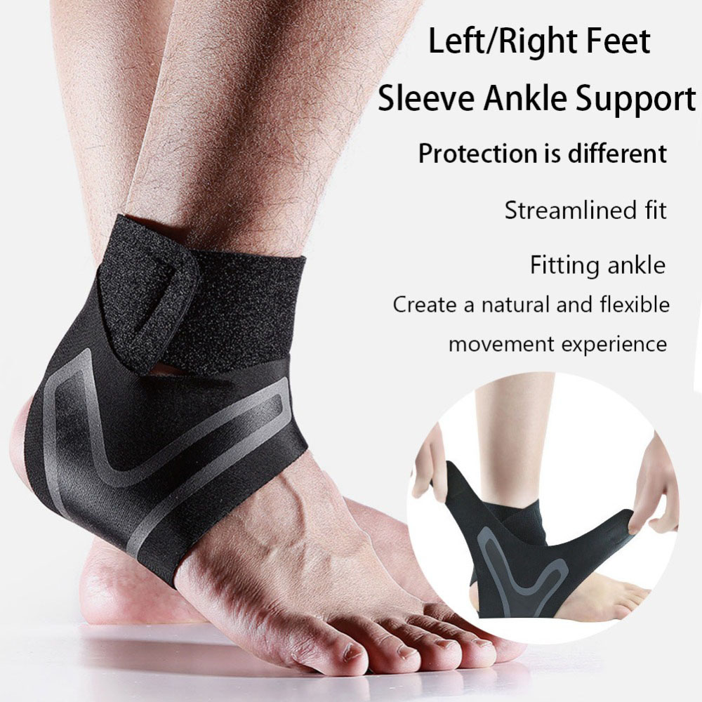 【SmartHorizon】Adjustable Compression Ankle Sleeve Elastic Ankle Brace ...