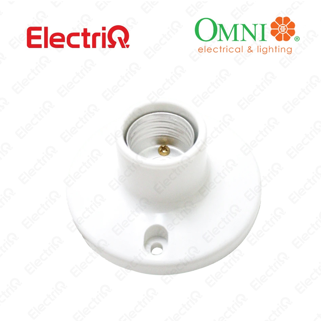 Electriq l Omni E27 Ceiling Bulb Light Receptacle 3 1/2" Diameter with ...