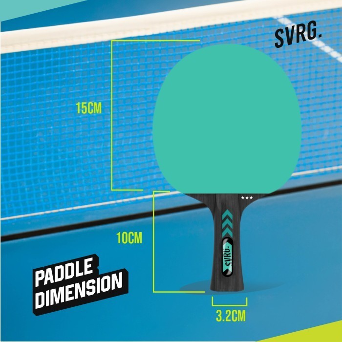 SVRG. Table Tennis Paddle - Raket Bet Pingpong - Bat Tenis Meja ...