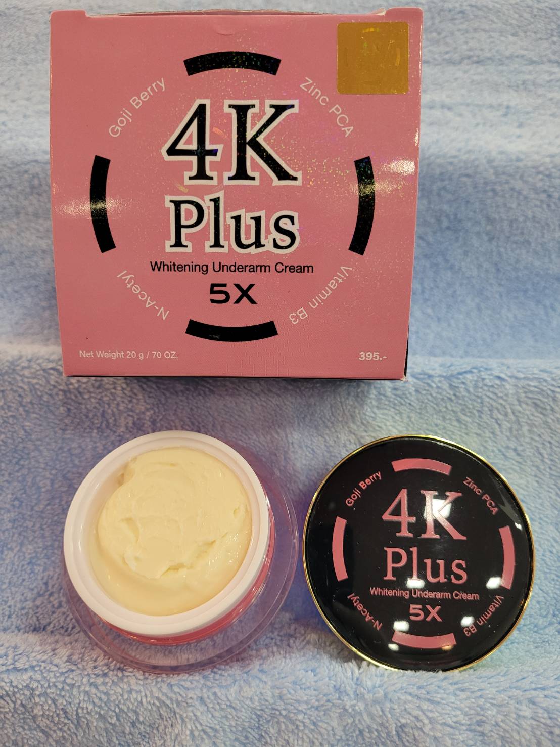 สินค้าใหม่ พร้อมส่งมาก ๆ 4K Plus 5X Whitening Underarm Cream 20g ...