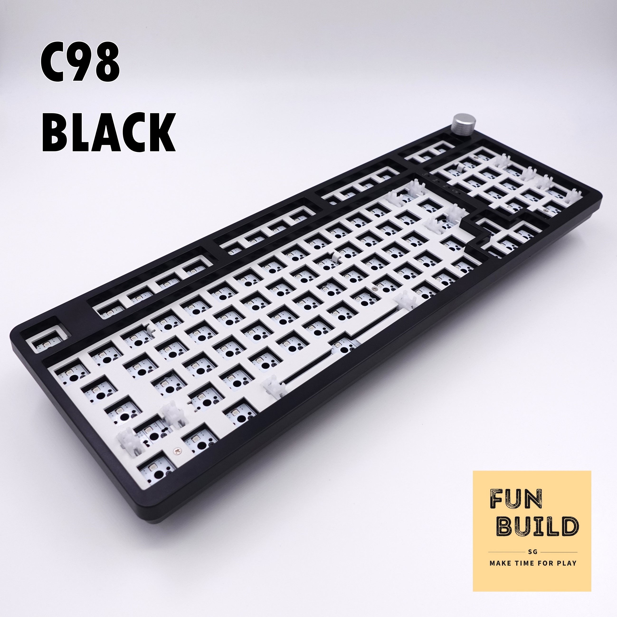 CXTECH C98PRO Barebones Keyboard Kit [ 98 Layout | Programmable LCD ...