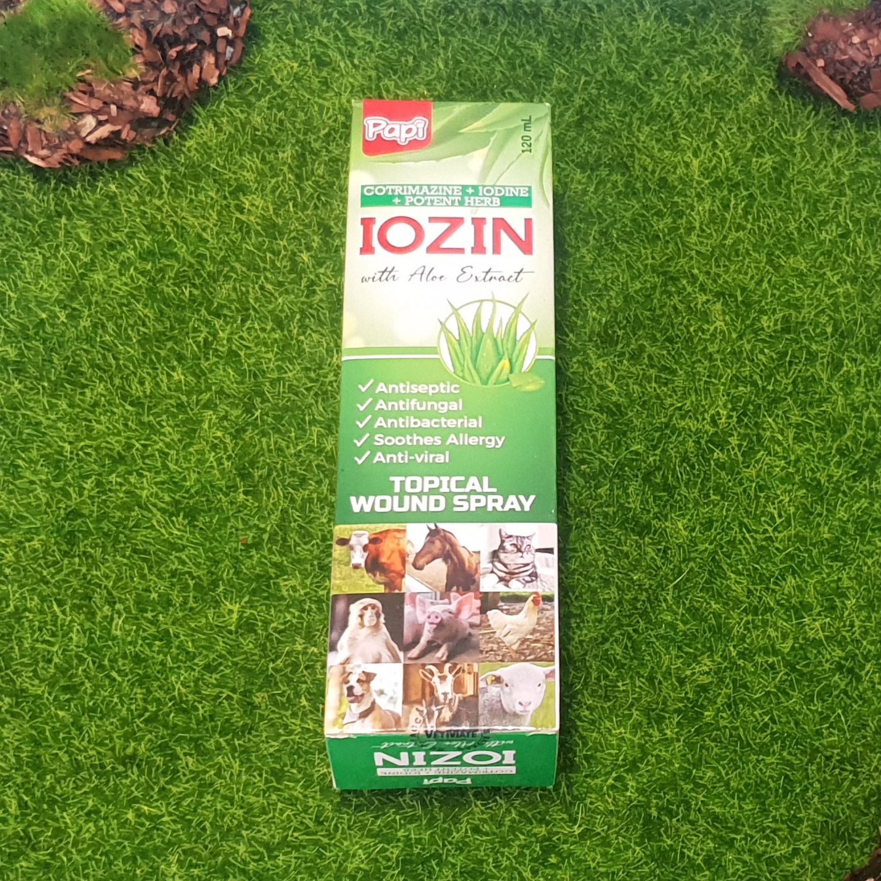 Papi Iozin Wound Spray 120ml | Lazada PH