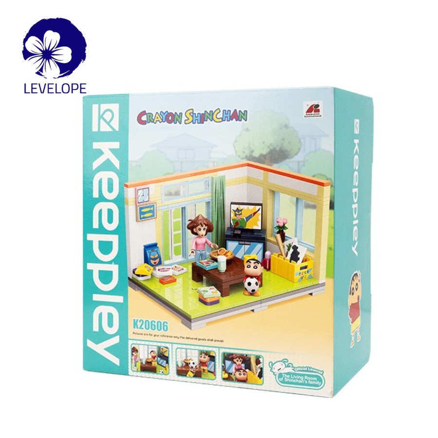Keeppley Block / Brick Mainan Balok Susun DIY Shinchan Living Room ...