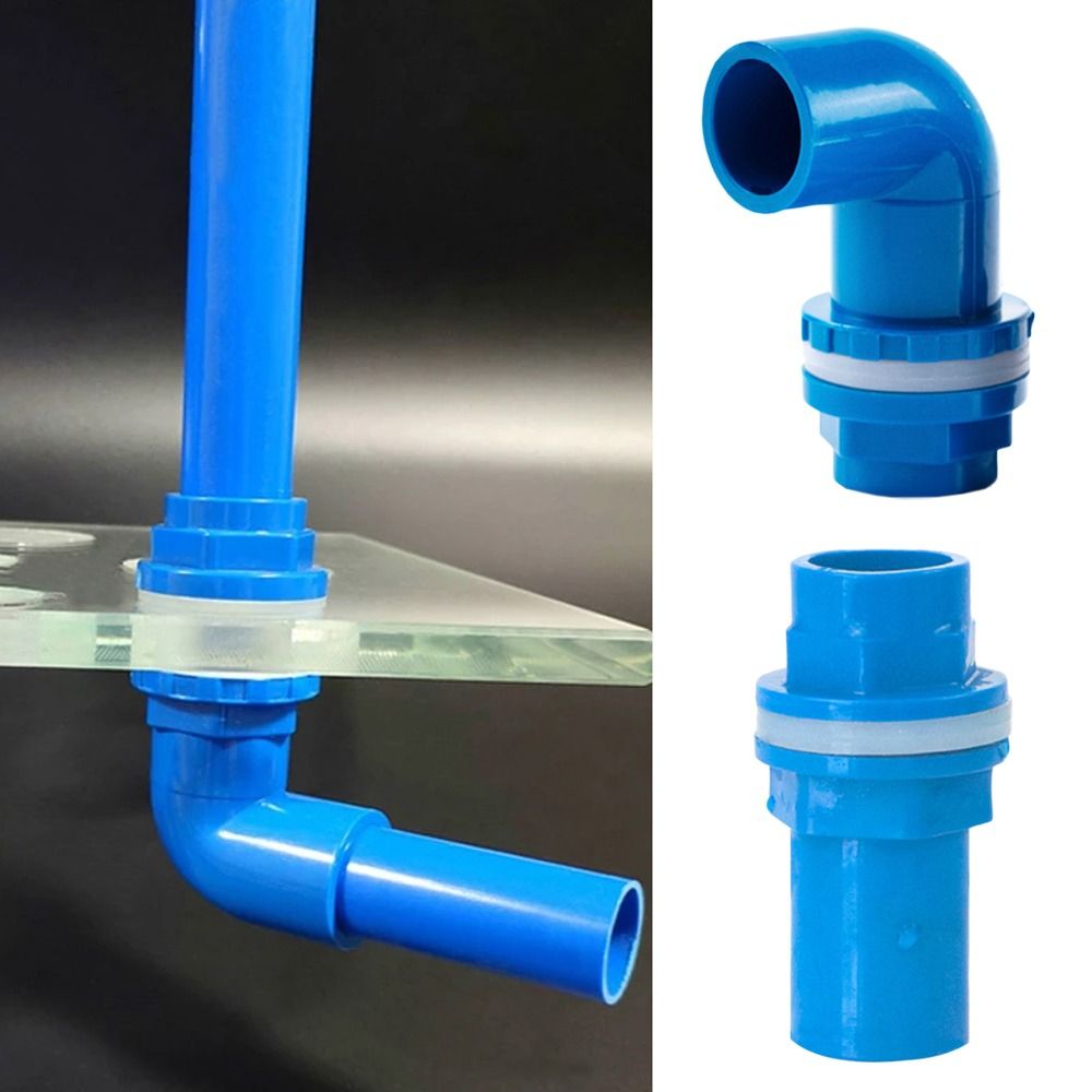 New 20~50mm Drainage Connector Waterproof Thread Straight Fitting PVC ...