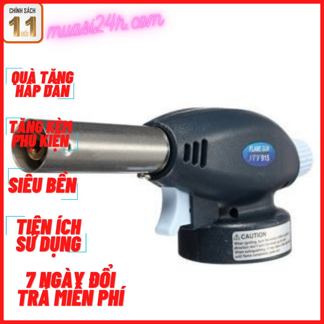 [HCM]Đầu Khò Gas Mini Cầm Tay 1300 độ Đèn khò gas mini khò ga đánh lửa ...