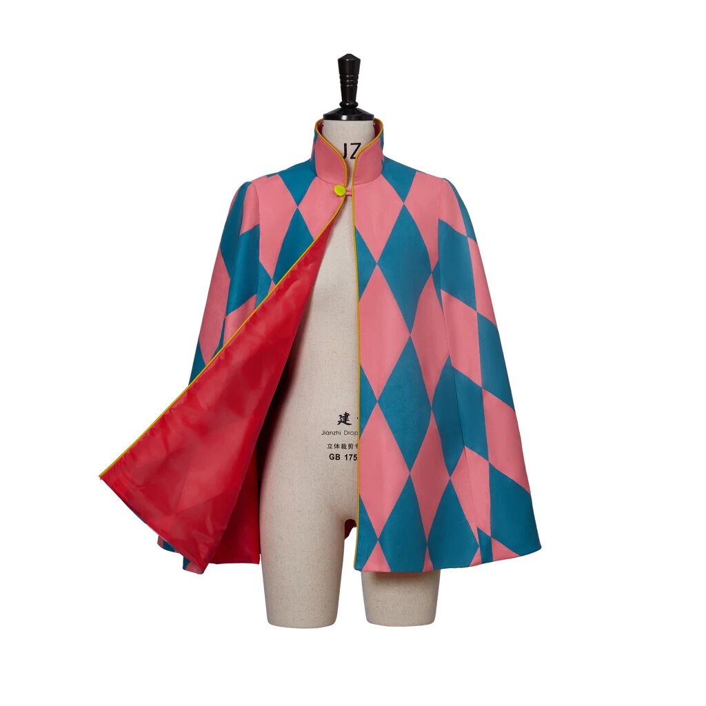 【Hot-Selling】 Howl Cosplay Moving Castle Cosplay Costume Howl Cloak Red ...