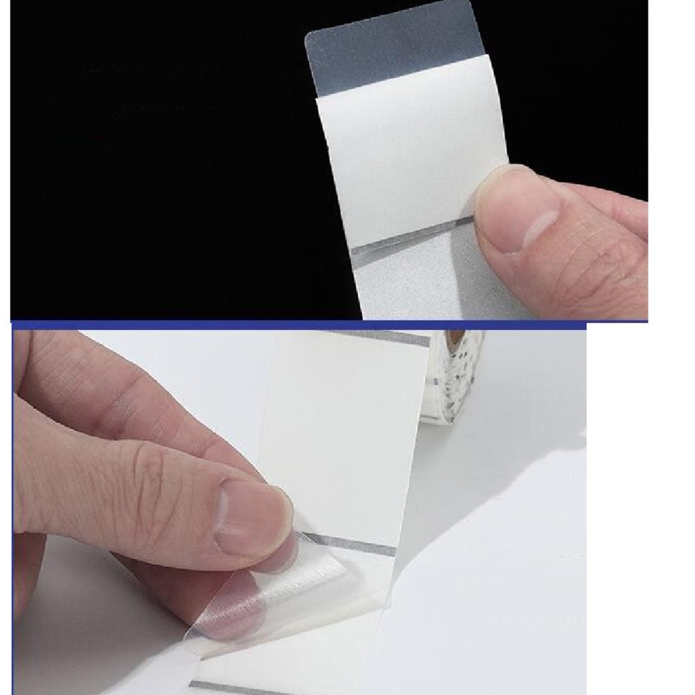 【Hottest Trends】1 Roll Transparent Thermal Printing Label Pvc Clear ...