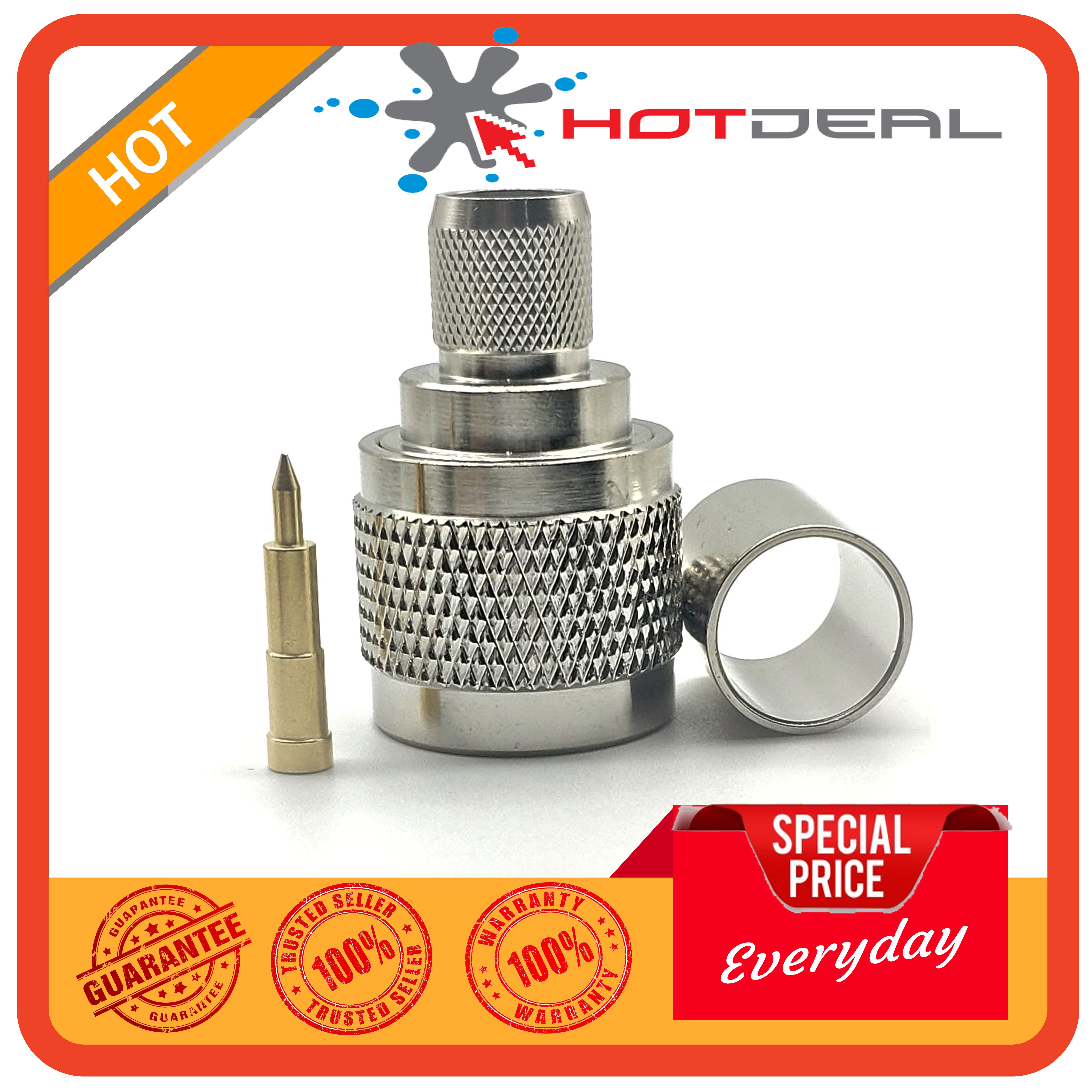 Connector N type male to RG8 | Lazada