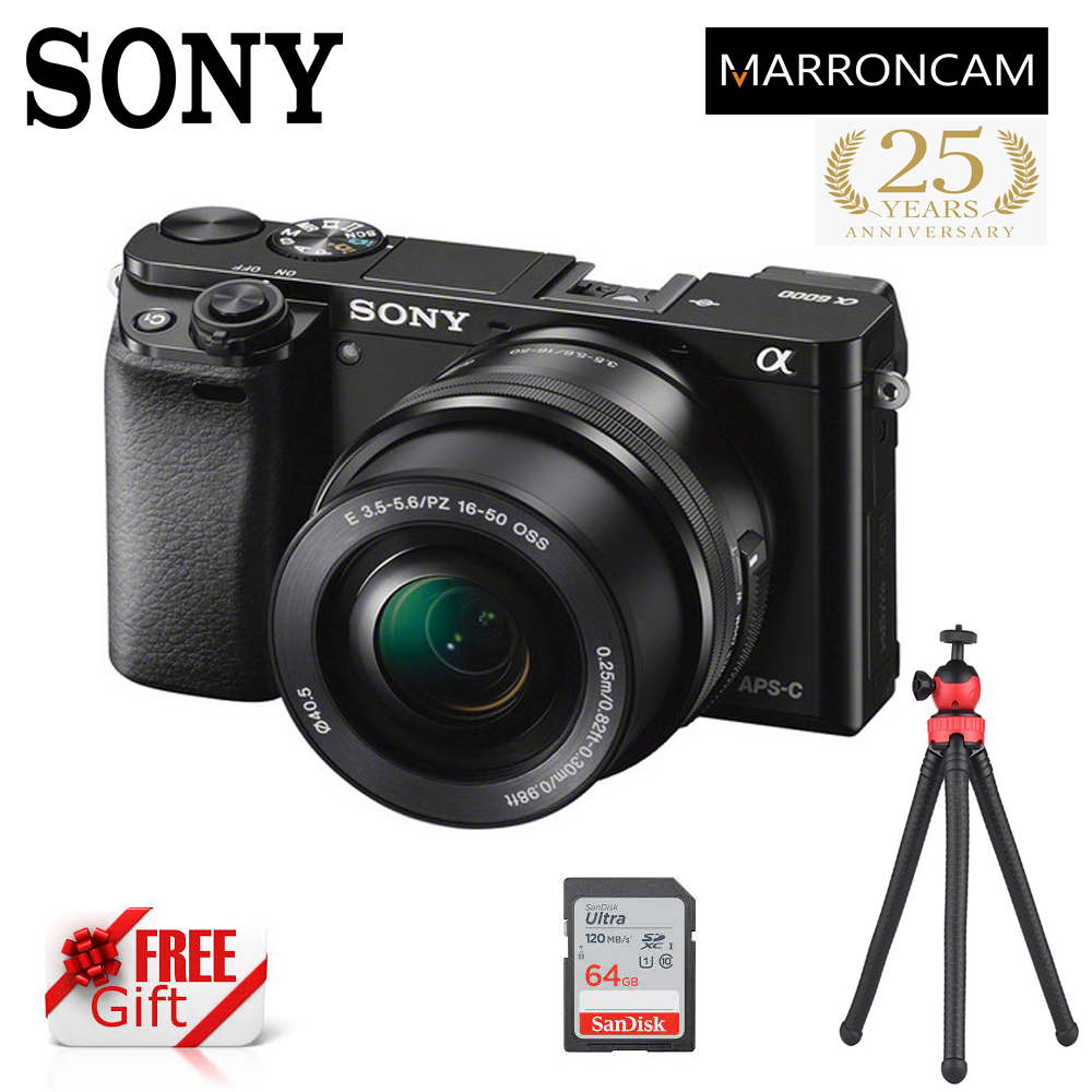 Sony Alpha a6000 Mirrorless Digital Camera with 16-50mm Lens | Lazada