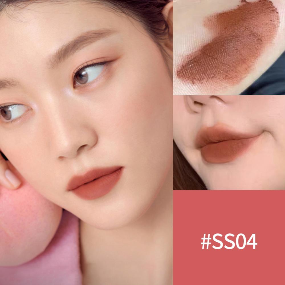 New Matte Milk Tea Lip Gloss Lip Mud Liquid Lipstick Makeup Soft ...