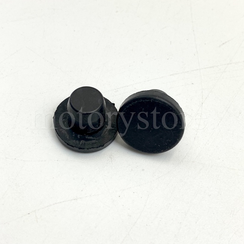 UNIVERSAL SIDE MIRROR RUBBER R/L 2PCS (1 SET) (BLACK/BLUE) KR150 ...