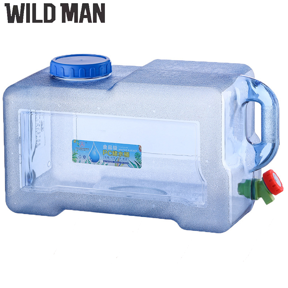 (Ready) Outdoor Water Barrel Bucket Portable Picnic Water Tank ...