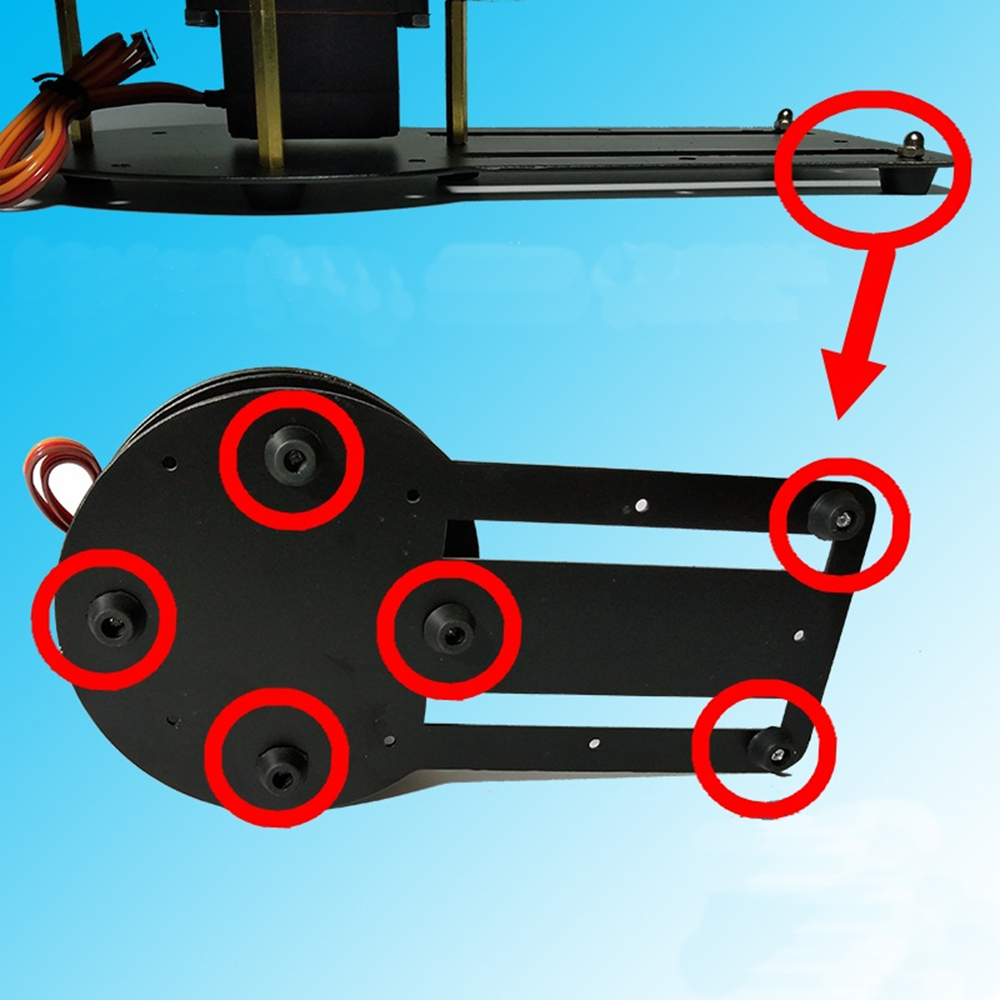 6 DOF Robot Tools DIY Arm Holder Arduino Educational Robot | Daraz.com.bd