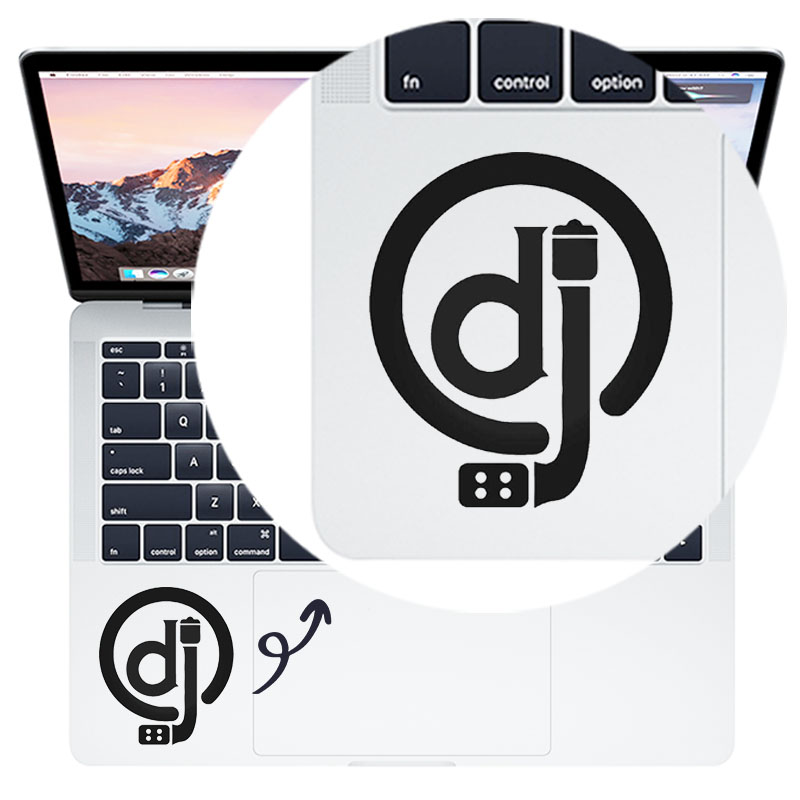 【Best Price Guaranteed】 DJ Turntable Vinyl Sticker Trackpad Decal for ...