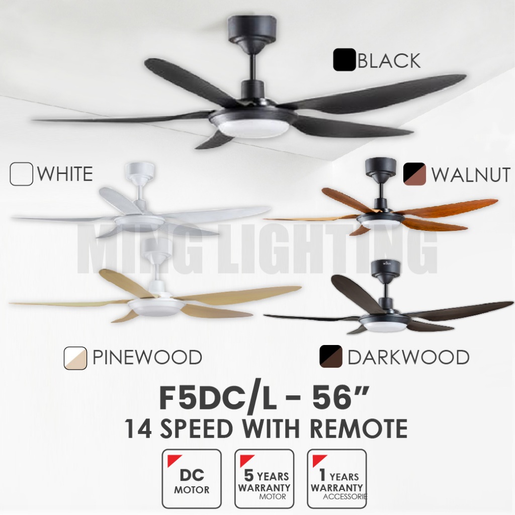 peralatan rumah kecil (Sirim) DEKA Ceiling Fan Kipas Siling XR10 F5DC ...
