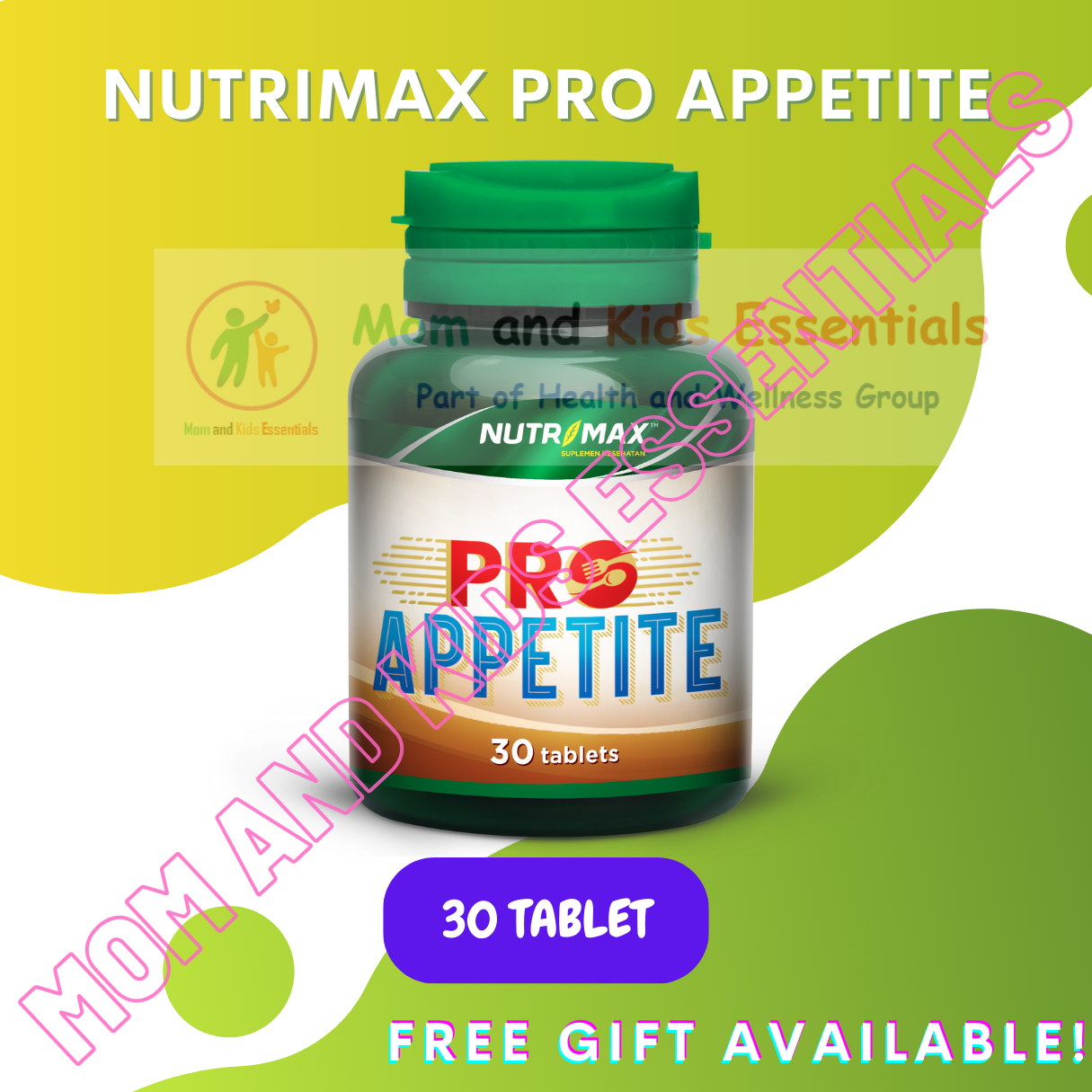 NUTRIMAX PRO APPETITE 30 TABLET PLUS VITAMIN PENAMBAH NAFSU MAKAN ...