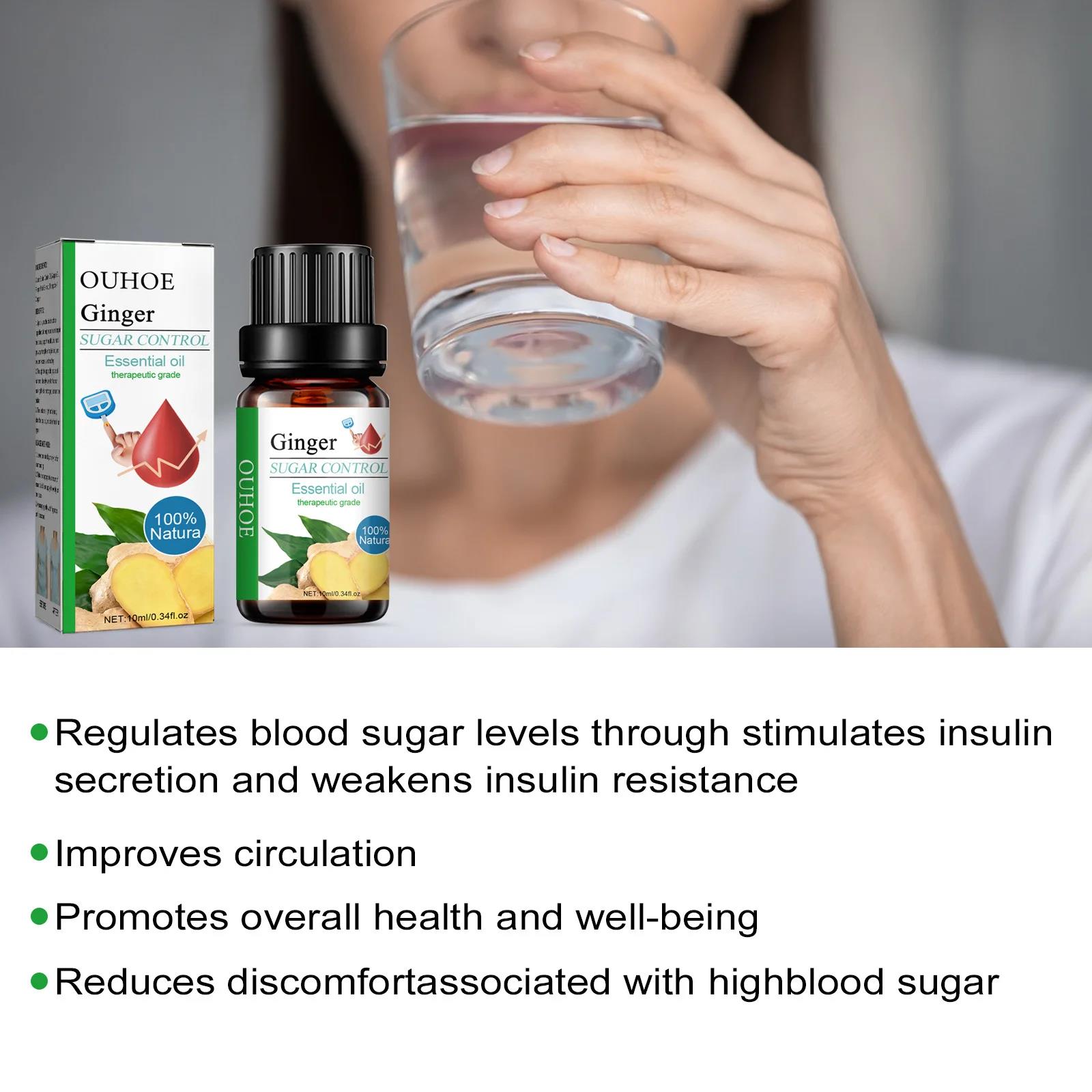 Sugar Control Essential Oil Lower Blood Glucose Treatment Diabetic ...
