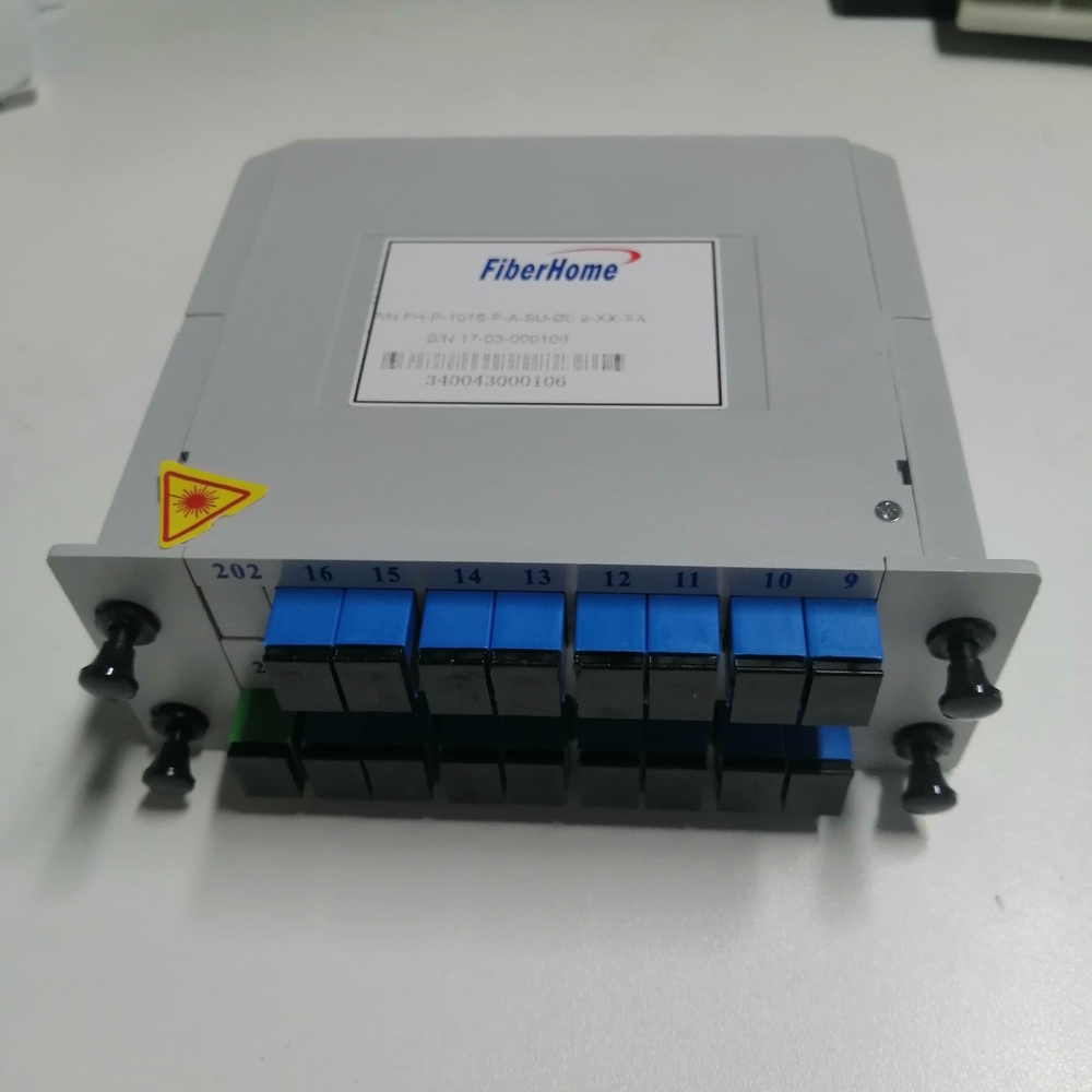 1*16 SC UPC Optical Fiber Splitter Cassette Box Plug-in Type Optical ...