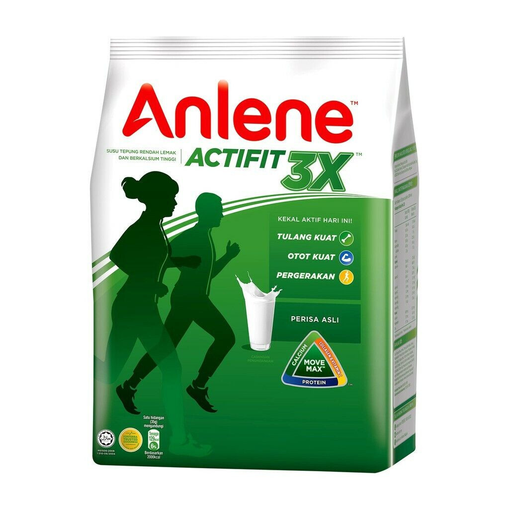 Anlene Gold 5X Actifit 3X Total 10 Milk Powder UHT Drink - 400g-1kg ...