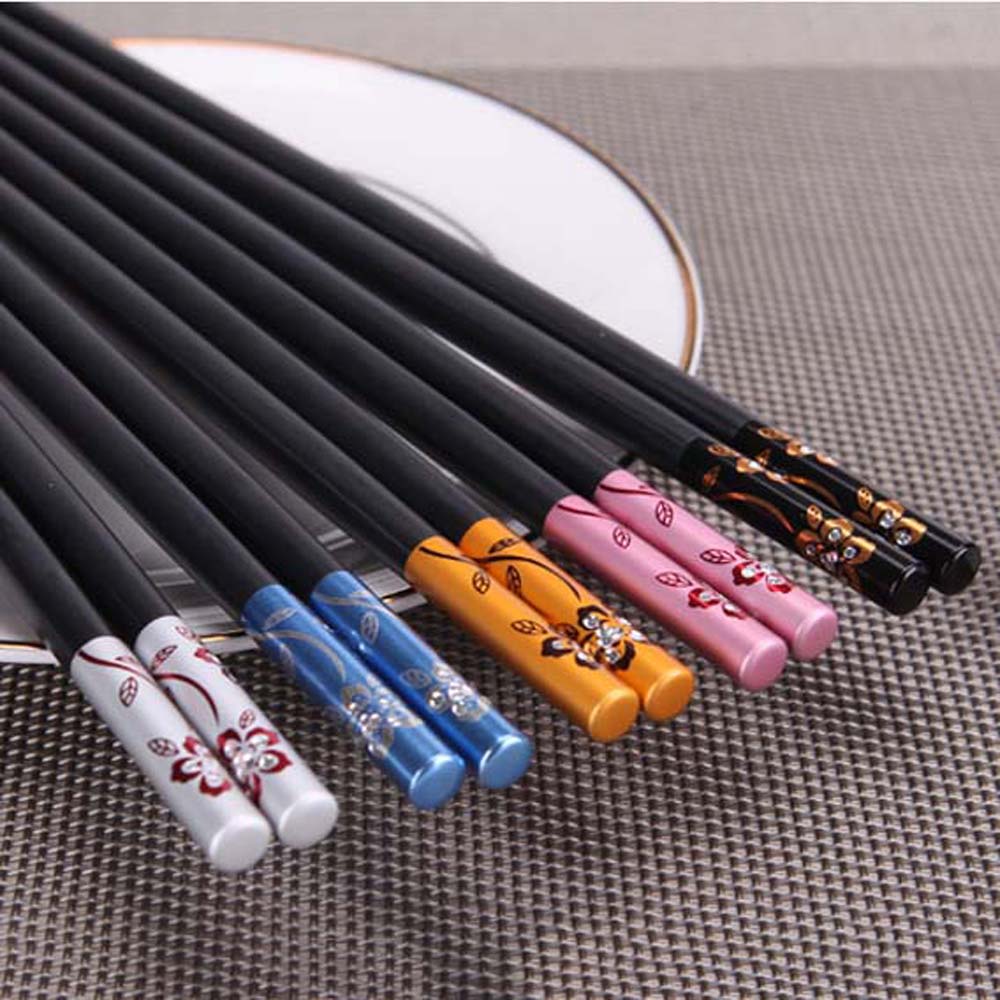 1 Pair Chopsticks Chinese Chopsticks Reusable Tableware Dinning Eating ...