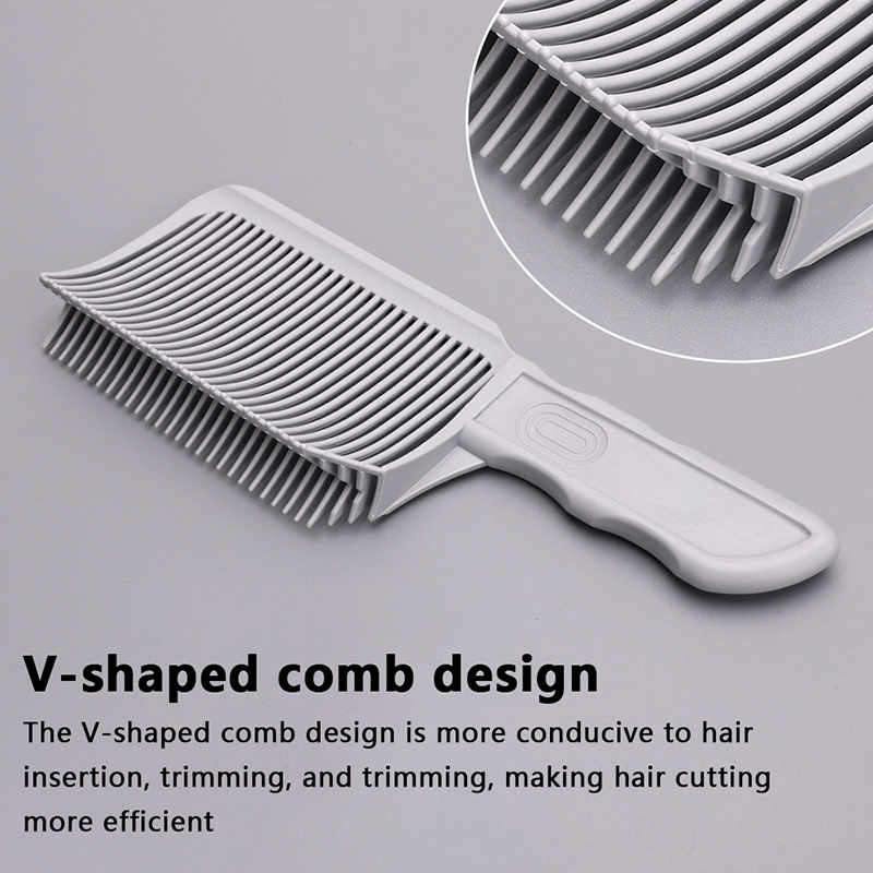 Professional Barber Clipper Hair Cutting Comb Men Adjustable Curved ...