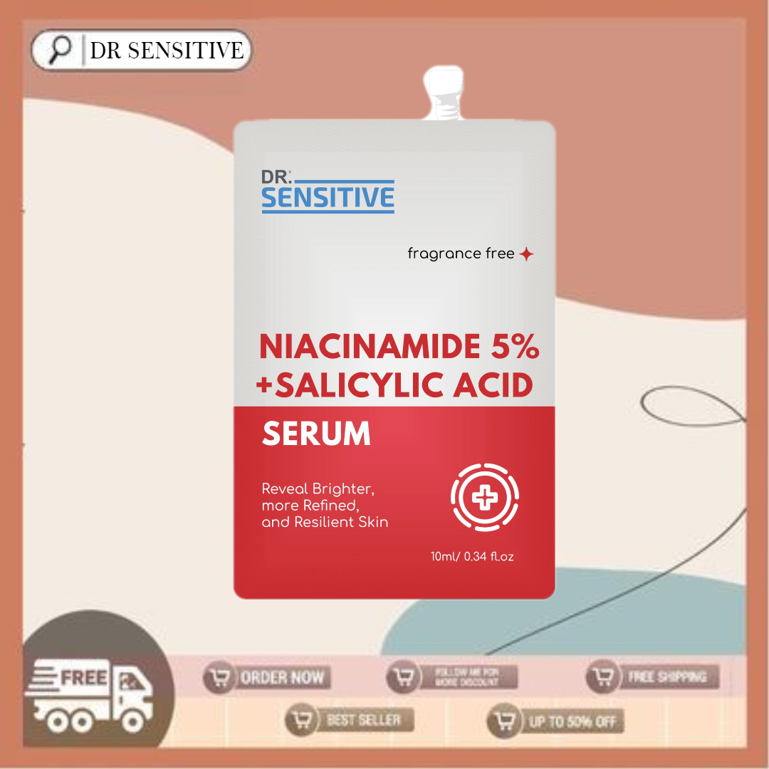 DR SENSITIVE Niacinamide 5% & Salicylic Acid Serum 10ml | Lazada PH