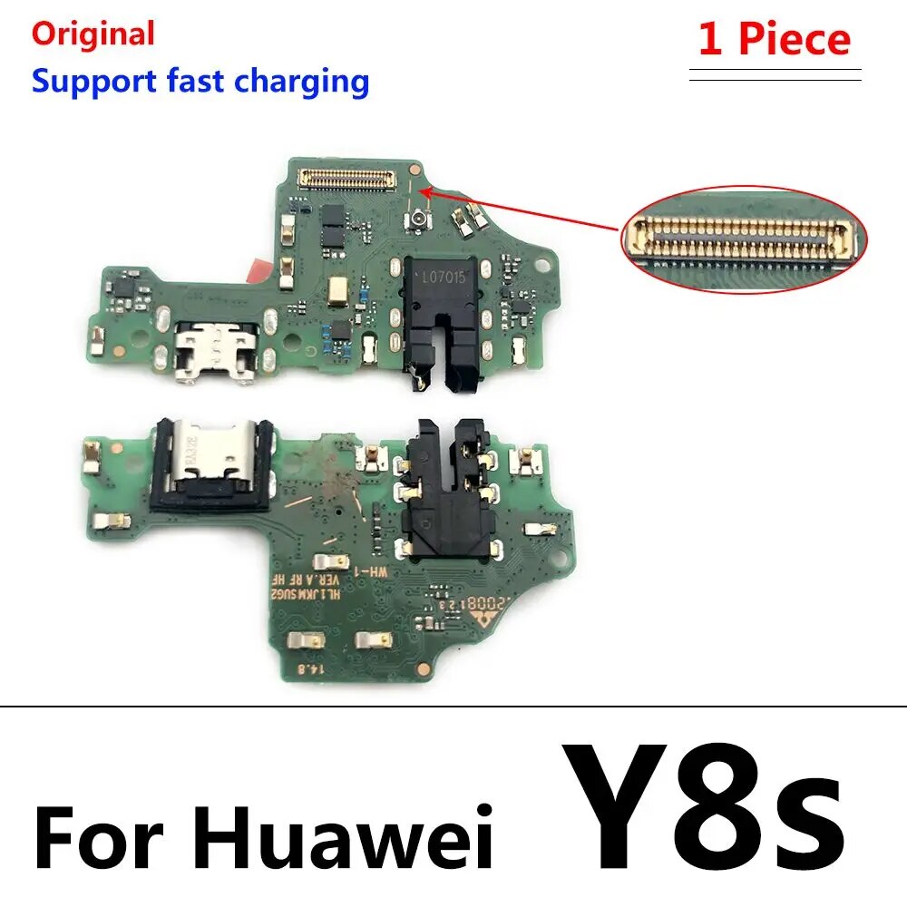 Original USB Charger Board Flex For Huawei Y7P Y6S Y6P Y8P Y8S Y7A Y9 ...