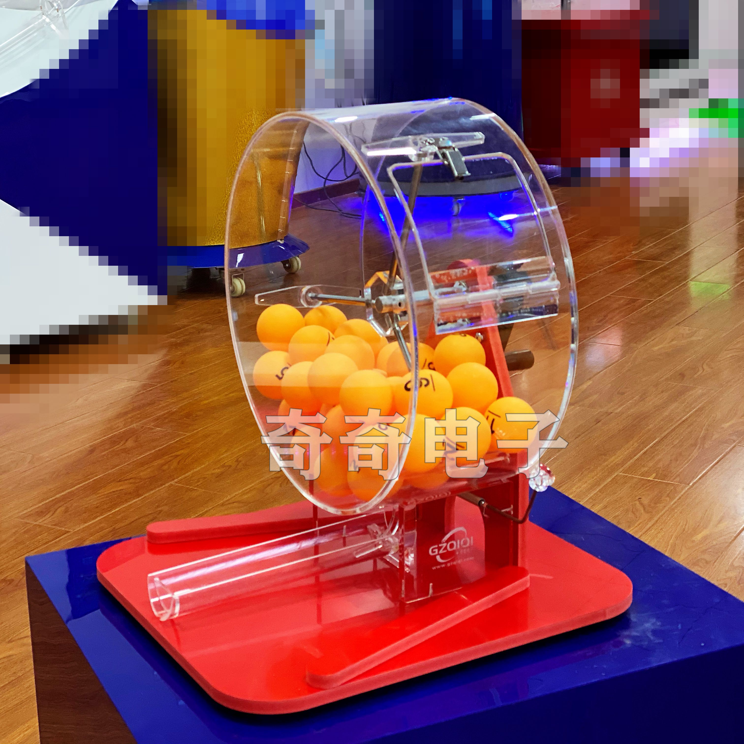 Postage manual two-color ball lottery machine business activities ...
