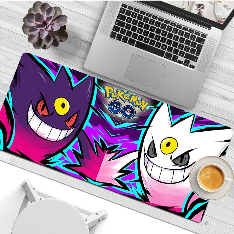 BANDAI Pokemon Cute Gengar Extra Large Gaming Laptop Computer Desk Mat ...