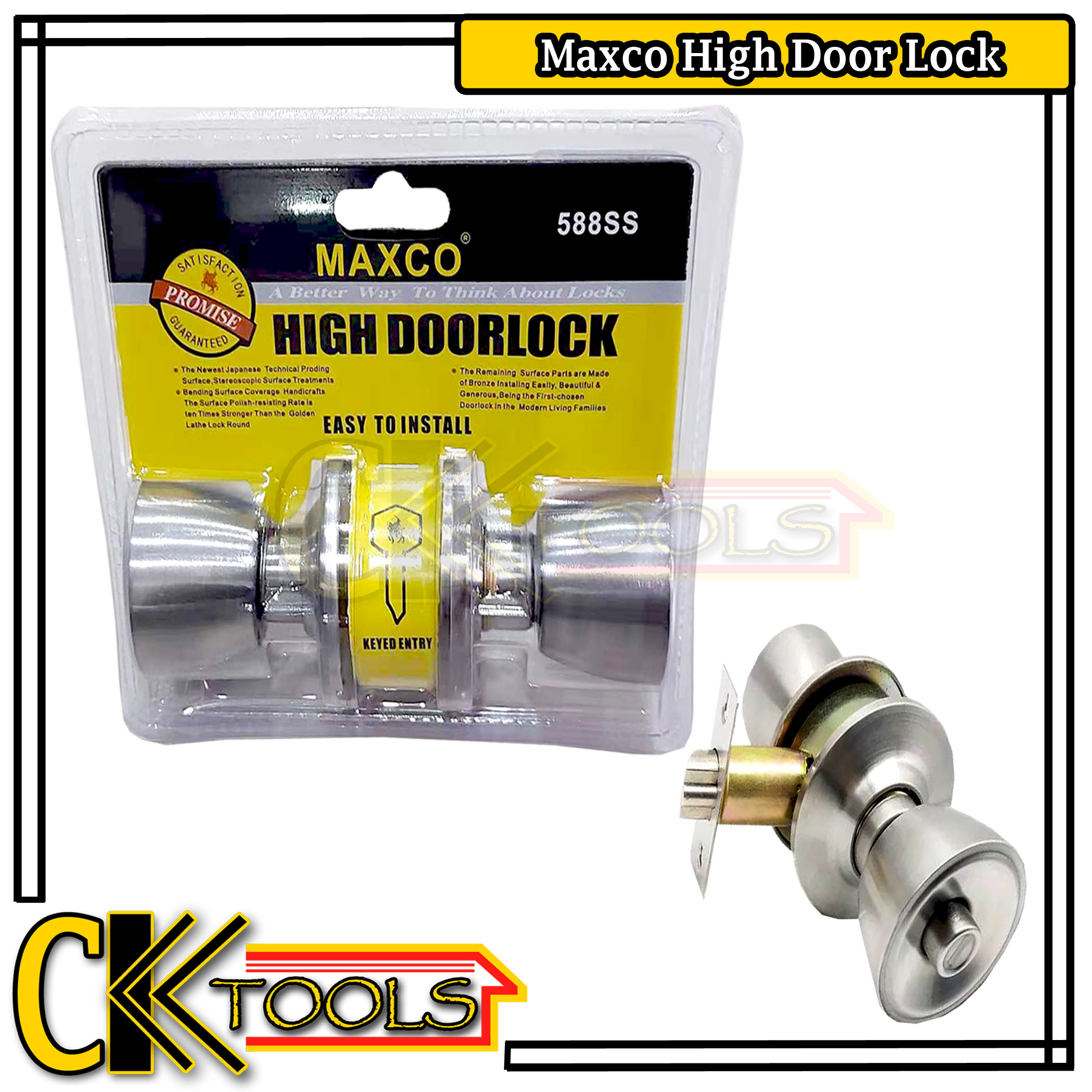 MAXCO HIGH DOORLOCK DOOR KNOB 588 | Lazada PH