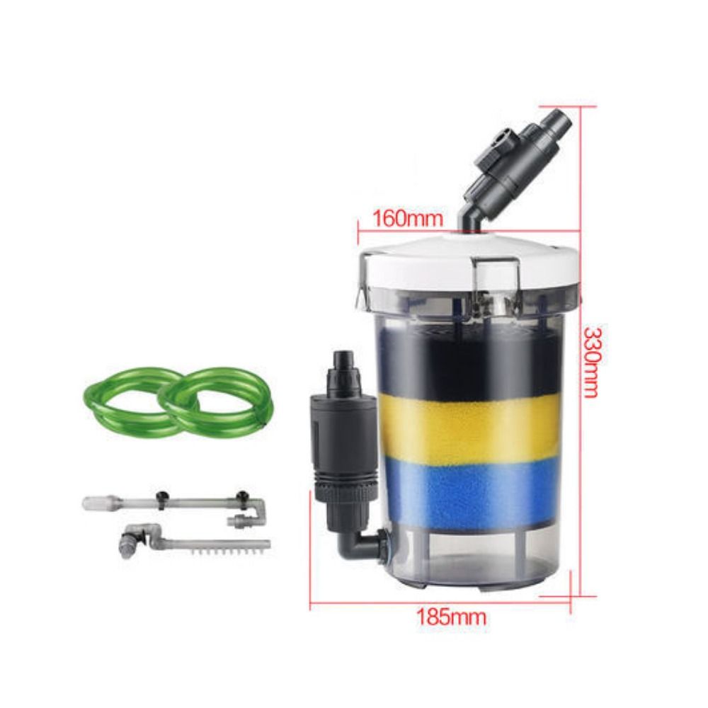Practical 6W Pre-Filter Fish Filter Ultra-quiet Plastic Fish Filter ...