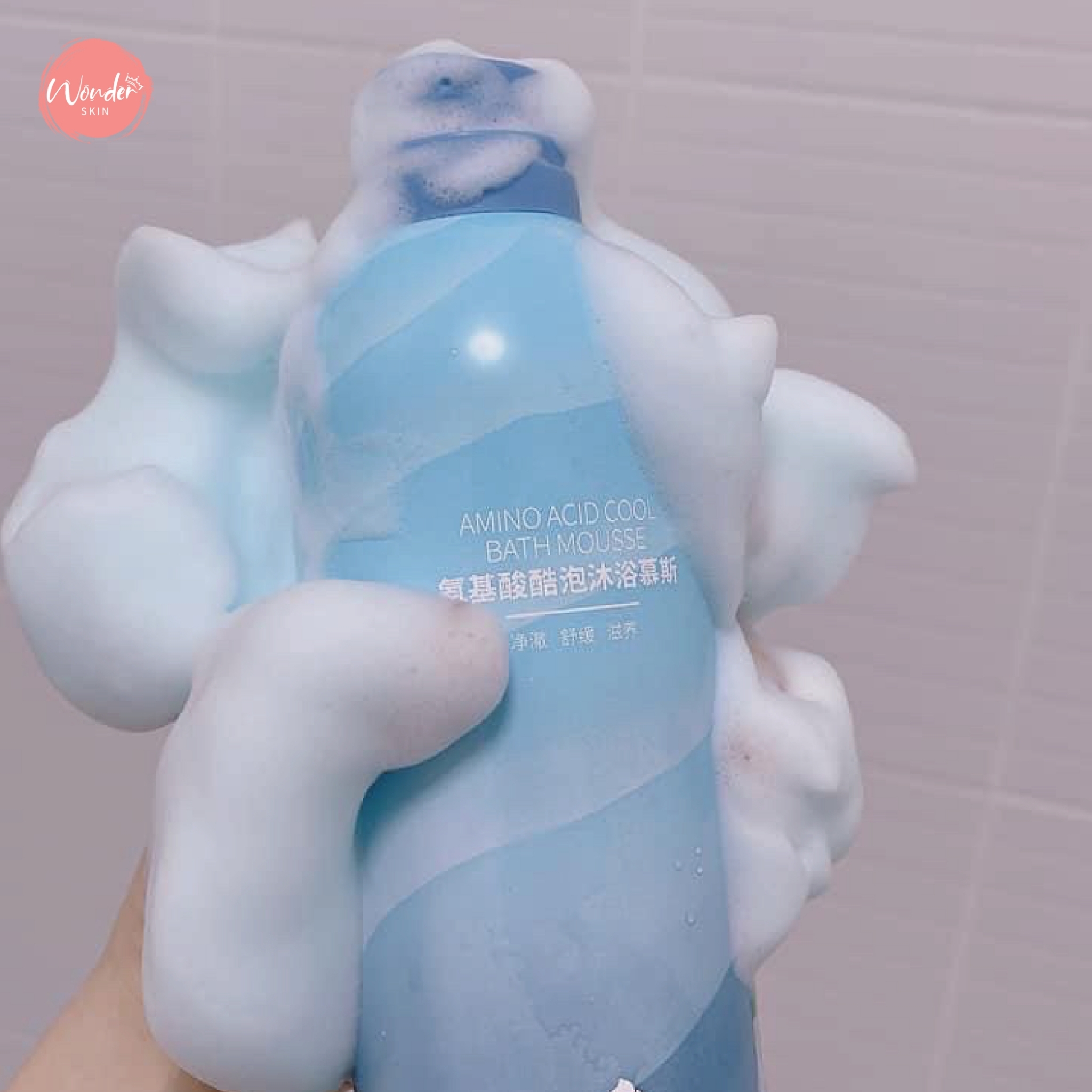 มูสโฟมอาบน้ำกลิ่นหอม Amino Acid Cloud Bath Mousse - WonderSkin TH - ThaiPick