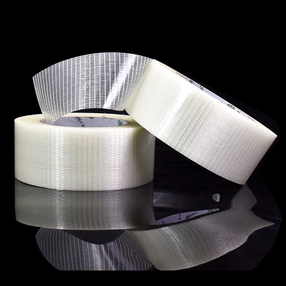 Transparent 25M Wear-Resistant Single-Sided Mesh Tape Grid Fiber Tape ...