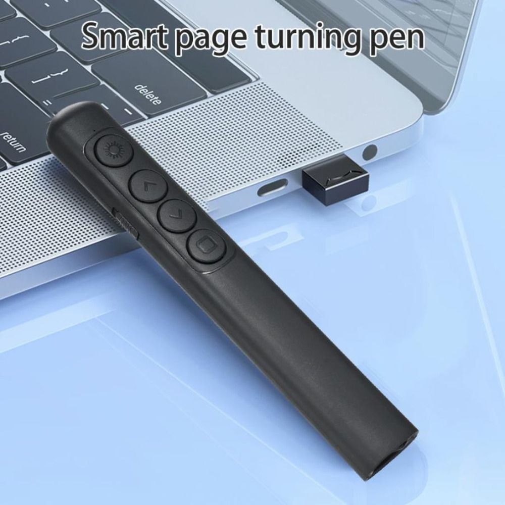 Multimedia Page Turner 2.4GHz Wireless Presentation Clicker Charging ...